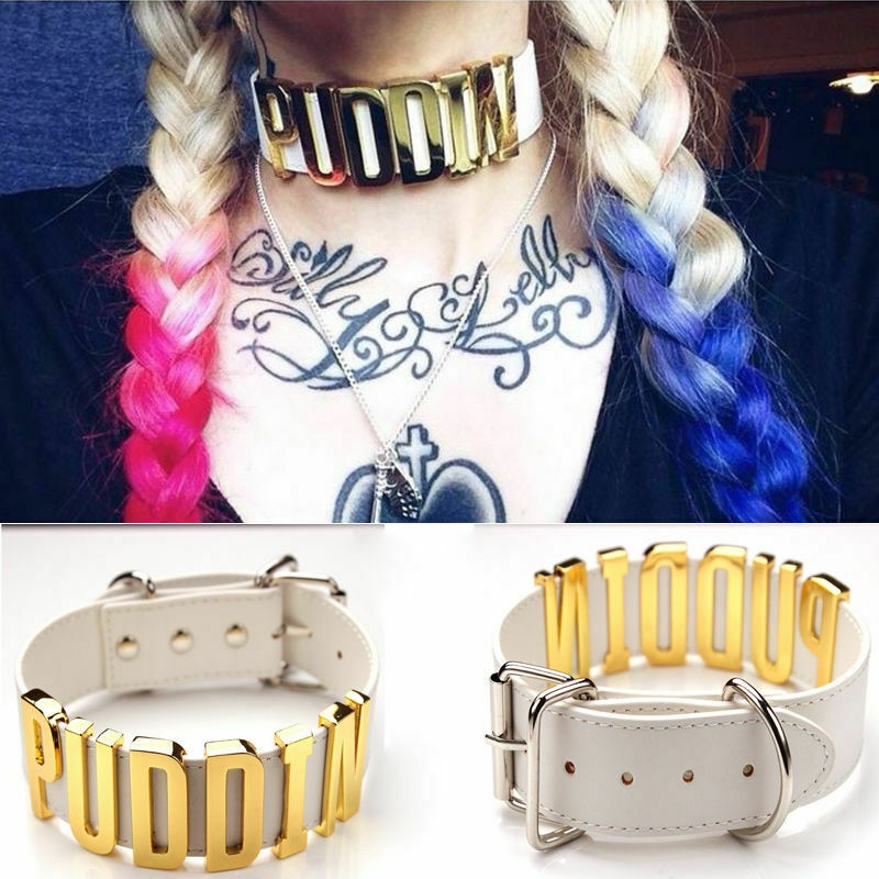 Collar De Cuello De Cuero Harley Quinn Puddin/Cosplay | Shopee México