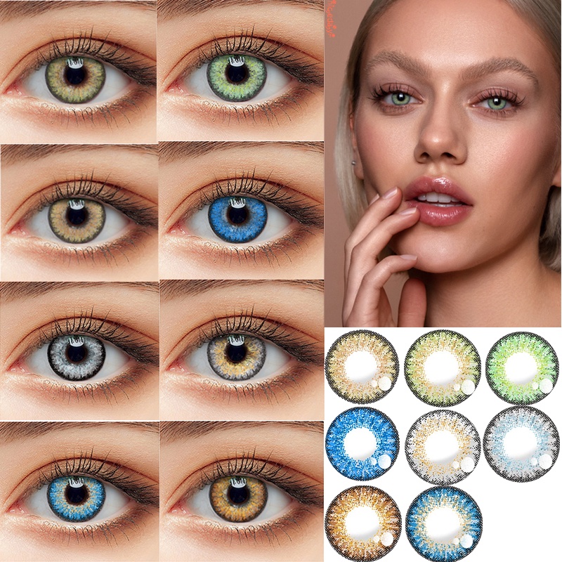 [Venta Al Por Mayor] Maxiy Girl Novmas 1 Par De Lentes De Contacto De ...