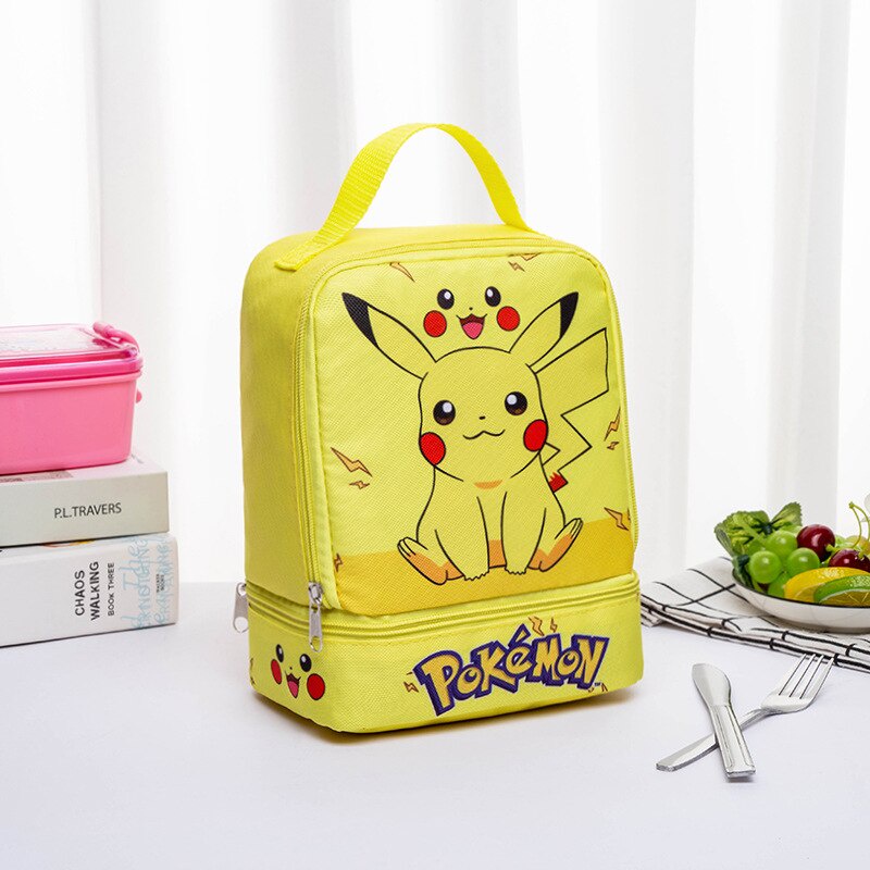 Lonchera loncheras termicas Pokemon Pikachu Fiambrera Portátil De Doble ...