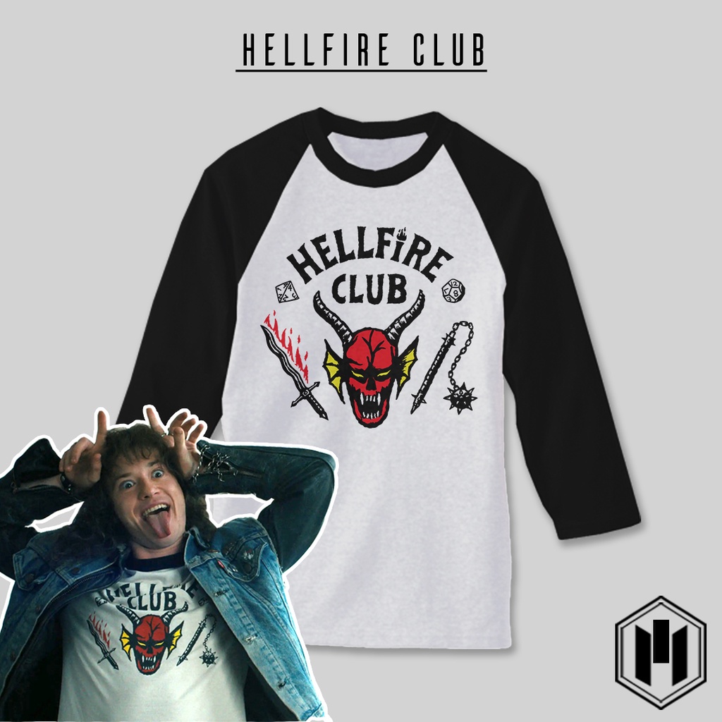 Stranger Things Temporada Hellfire Club Cosplay Camisas De Manga Corta ...
