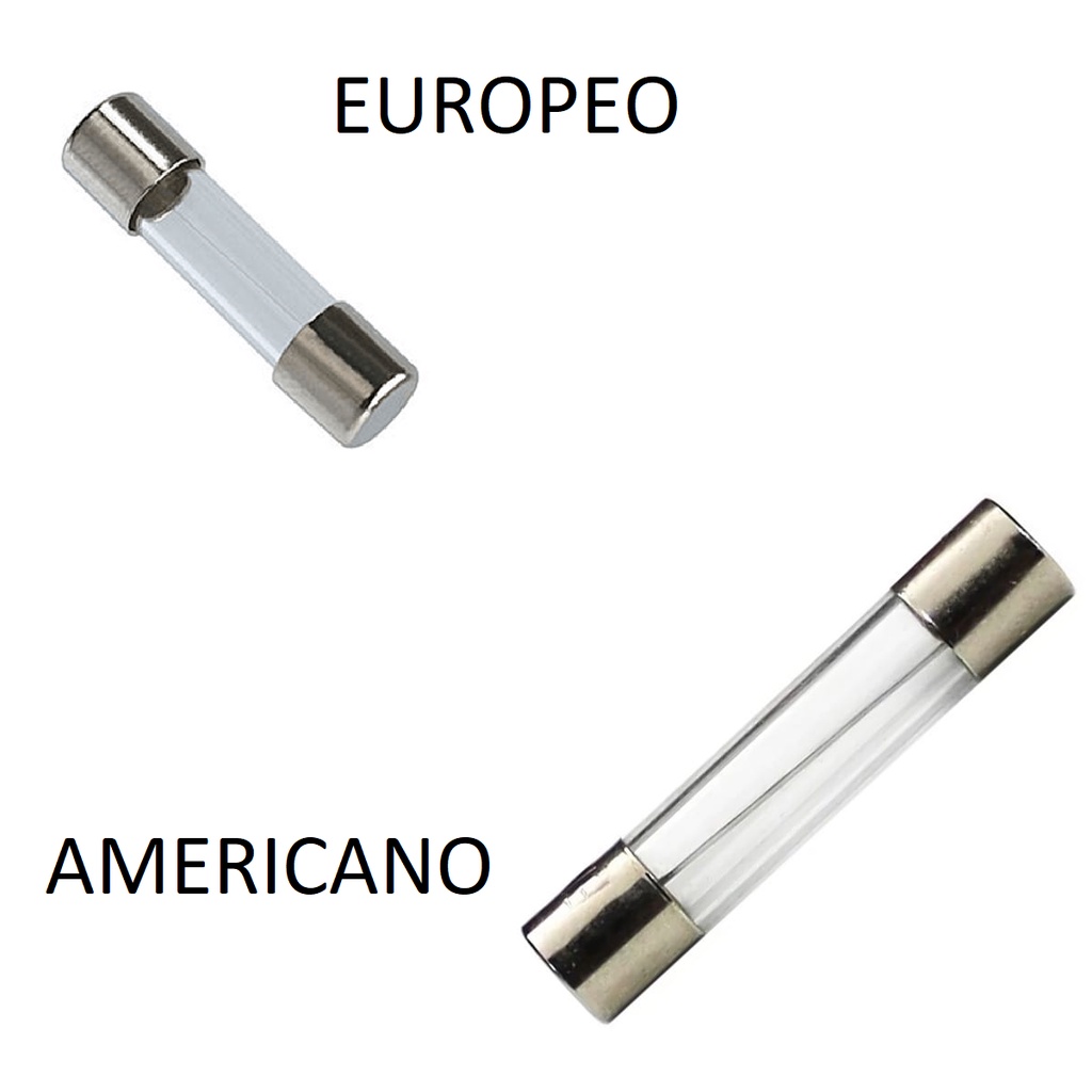 Fusible Tipo Europeo o Americano de 250V de 0.5A a 30A, por pieza ...