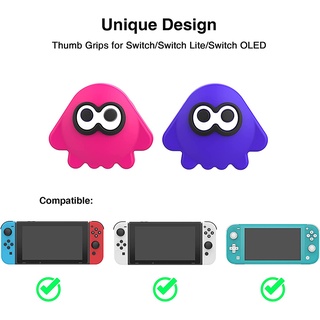 Splatoon 3 Joycon Pulgar Grips , Funda De Joystick De Silicona Suave ...