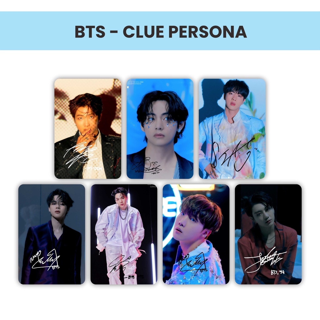 Kpop BTS MOTS ONE PHOTOBOOK Club 2021 Photocard (TTD Full Member ...