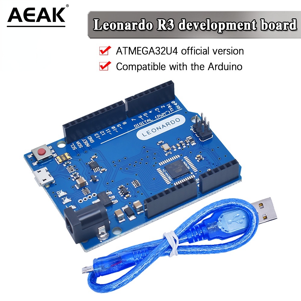 Leonardo R3 Microcontrolador Atmega32u4 Placa De Desarrollo Con Cable ... Leonardo R3 Microcontrolador Atmega32u4 Placa De Desarrollo Con Cable ...