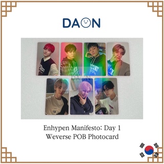 Enhypen Manifesto : Day 1 Weverse POB Photocard SET | Shopee México