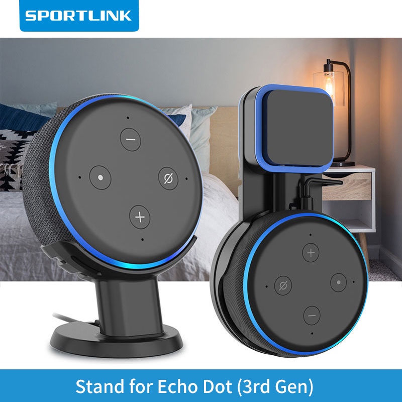 SPORTLINK Soporte De Pared Para Amazon Echo Dot 3a Generación Mesa Para ...
