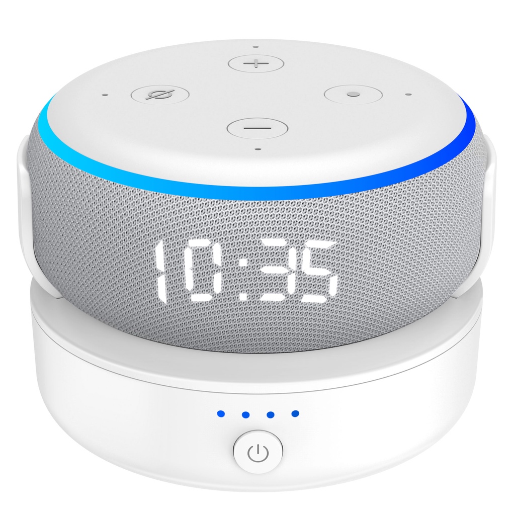 SOKUSIN 5000mAh Base De Batería Para Alexa Amazon Echo Dot 3 3a ...