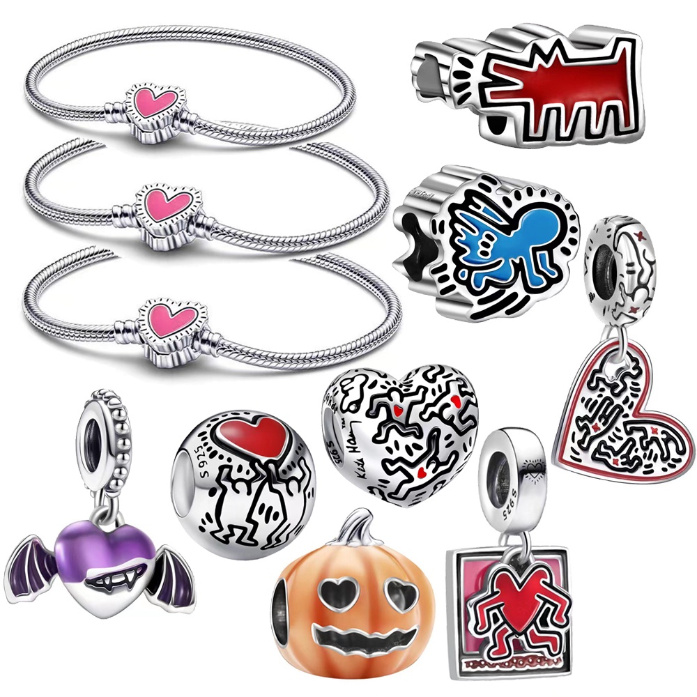Pulsera Charm Keith Haring Pandora Cadena De Plata 925 | Shopee México