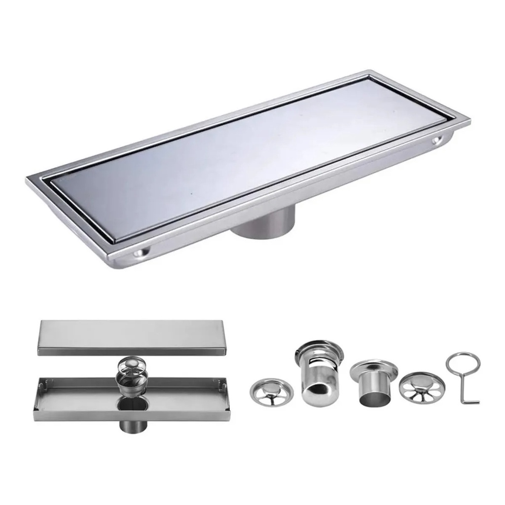 Coladera De Acero Inoxidable Invisible De 30x10 | Shopee México
