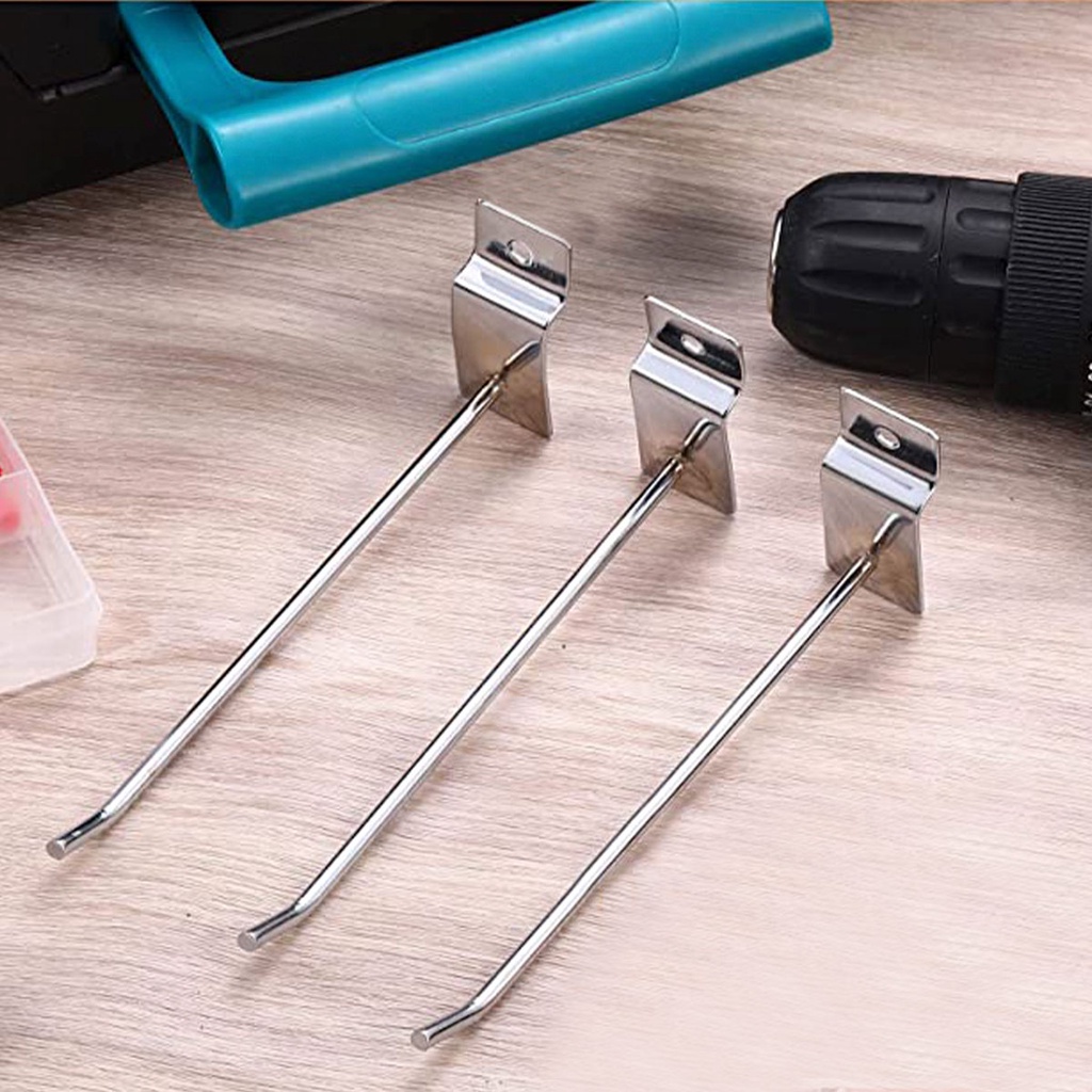 50 Ganchos Blister Panel Ranurado Exhibipanel 15cm/20cm | Shopee México