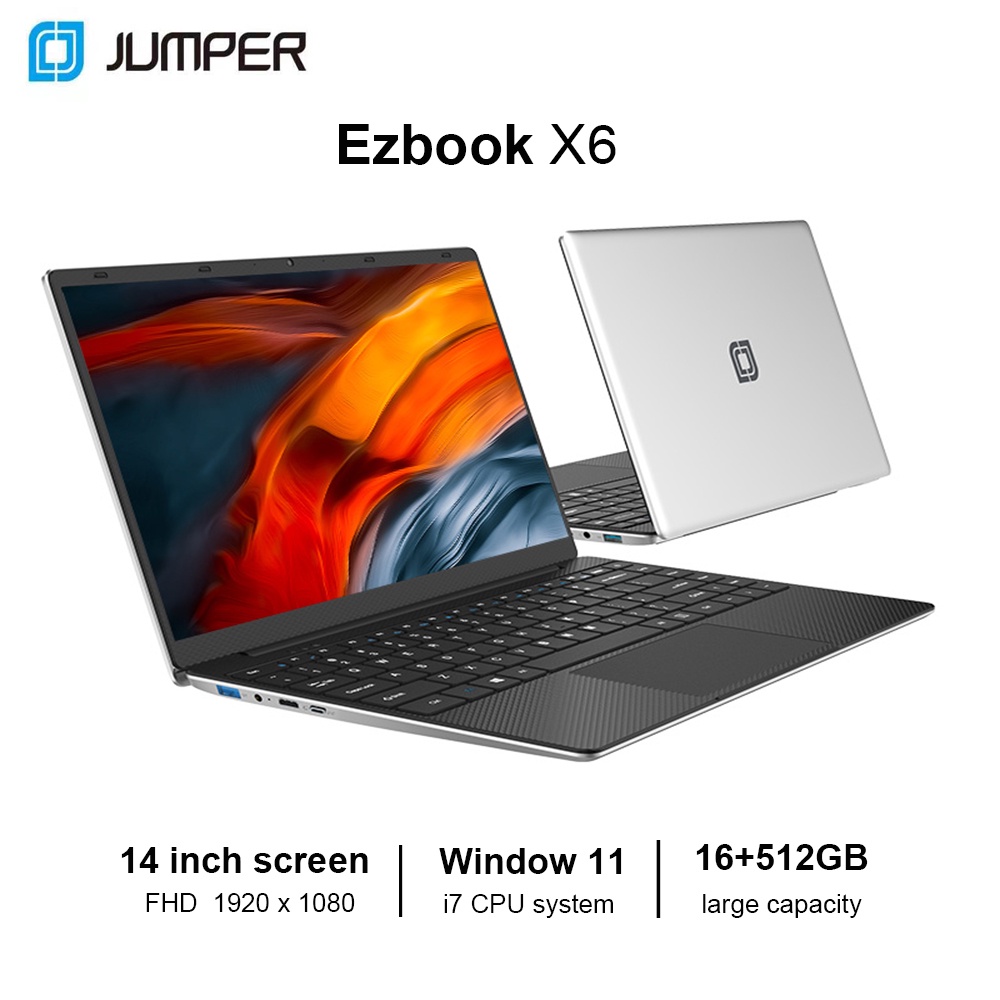 Jumper Ezbook X6 14 Pulgadas Portátil Ordenador 8/16 RAM 256Gb 512Gb ...