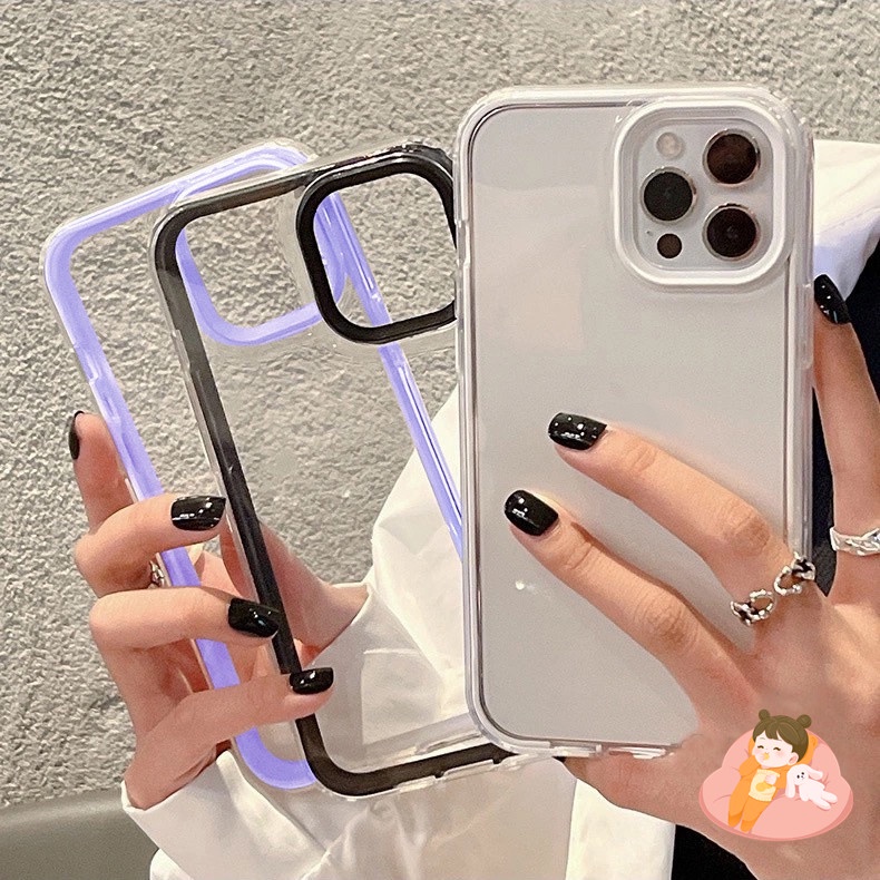 Funda De Silicona Suave A Prueba De Golpes 3 En 1 Para Oppo A9 A5 2020