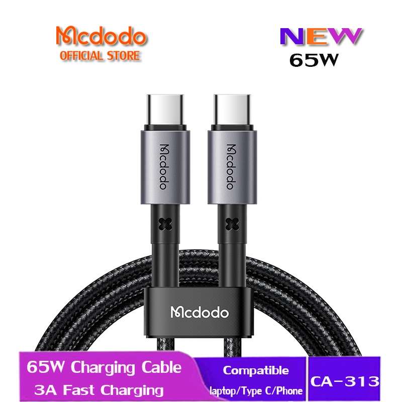 Mcdodo USB Tipo C A Cable PD 60W 3A Carga Rápida 3.0 Macbook iPad Pro Air Smartphone Android ...